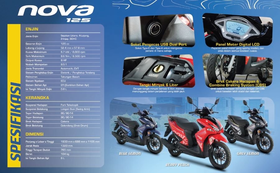 V Power Motor | AVETA Nova 125